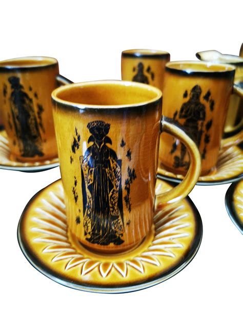 Crown Devon Coffee Set Crown Devon Fieldings Mid Century