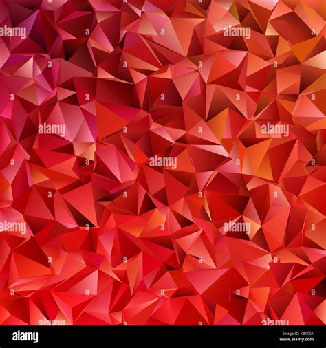 Dark Red Geometrical Abstract Tiled Triangle Pattern Background Vector Mosaic Design From