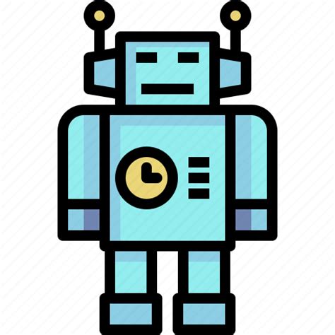 Android Artificial Intelligence Machine Robot Technology Icon