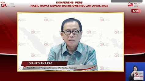 OJK Kredit Perbankan Maret Tumbuh Persen Bisnis Liputan