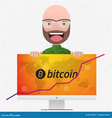 Bitcoin Graph Refresh Bitcoin And Dot Plot Icons Set Euro Money