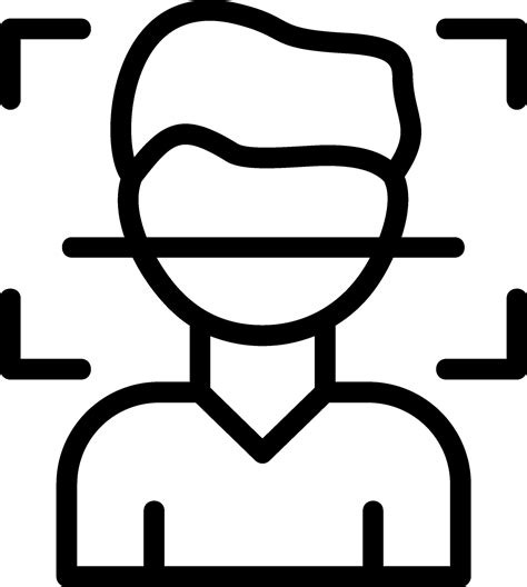 Facial Recognition Line Icon 39493220 Vector Art At Vecteezy