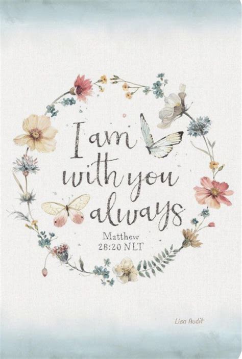 I Am With You Always Cross Stitch Pattern