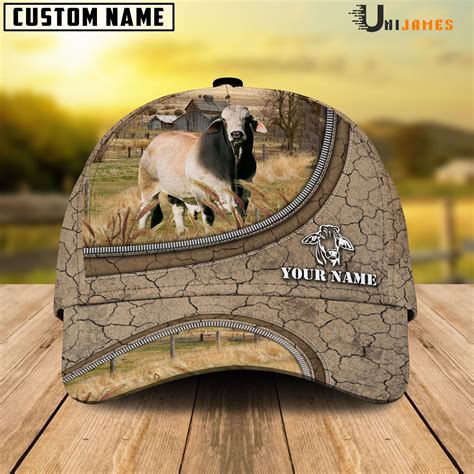 Uni Brahman Happiness Farming Life Customized Name Cap Unijames