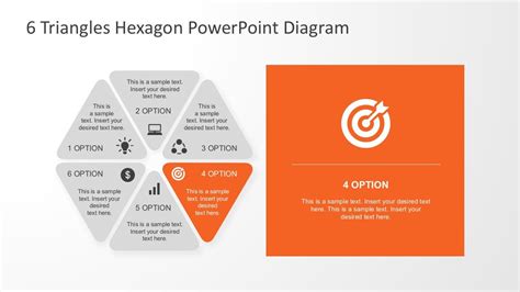 Six Steps Triangle Hexagon PowerPoint Diagram Powerpoint Diagram