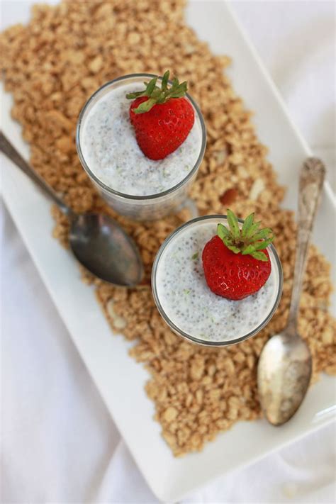 Coconut Lime Chia Pudding Paleo And Vegan Recipe Quirky Cooking