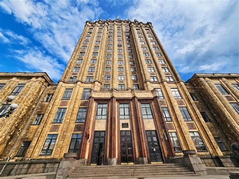 Premium Photo Soviet Building In Riga Latvia