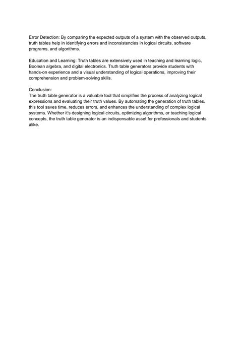Ppt Logic Analysis Simplified Using A Truth Table Generator