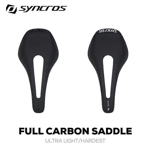 SYNCROS Ultra Light Full Carbon Fiber Bicycle Saddle Road MTB Bike Carbon Fiber Road Saddle