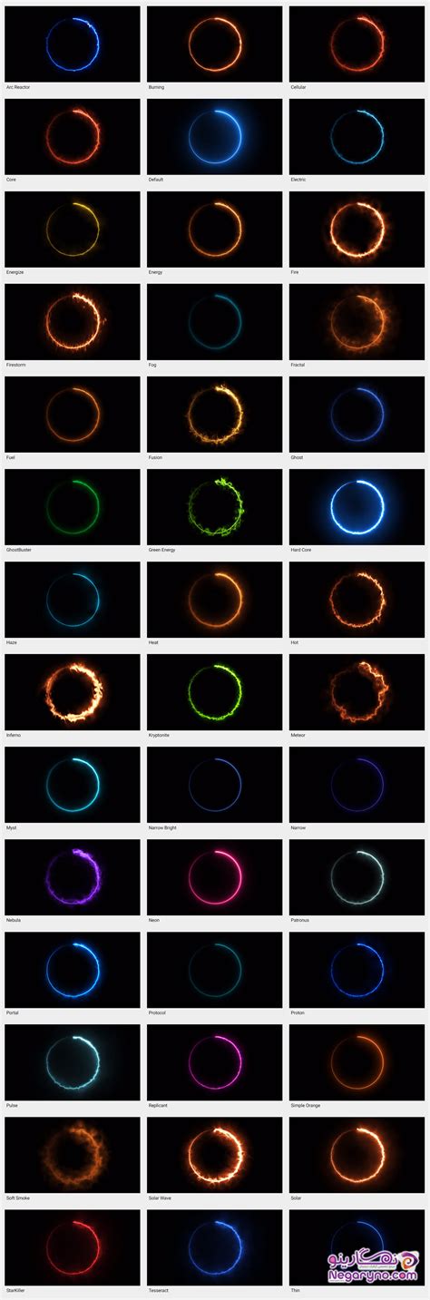 پلاگین افتر افکت Saber ابزار افکت پرتوی نور و انرژی نگارینو مارکتِ گرافیکِ دیجیتال