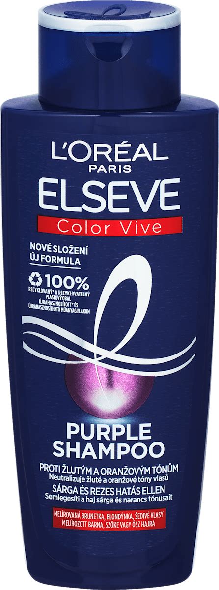 LorÉal Paris Elseve Color Vive šampon Na Vlasy Purple 200 Ml Dm Cz