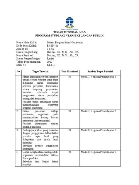 6 Spm Tugas Tutorial Ke7 Pdf