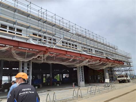 本社新社屋 工事の様子④ 富山いすゞ自動車株式会社