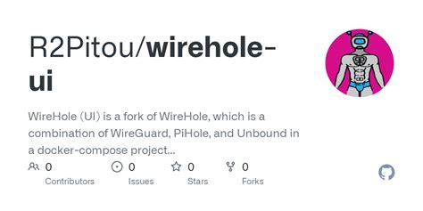 Github R Pitou Wirehole Ui Wirehole Ui Is A Fork Of Wirehole