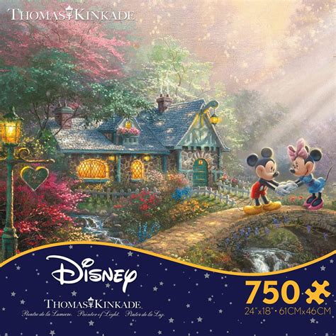 Ceaco Thomas Kinkade Colección Disney Dreams Mickey And Minnie