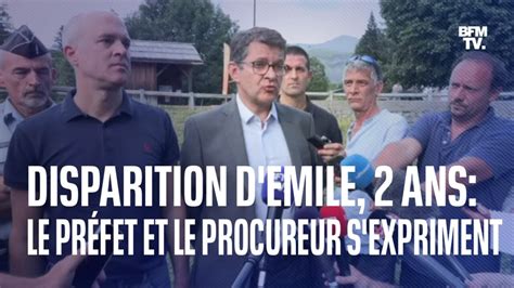 Disparition d Emile 2 ans le préfet et le procureur s expriment