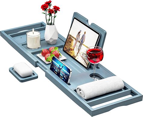 Rebrilliant Bamboo Bathtub Caddy Tray Bath Tray Wayfair