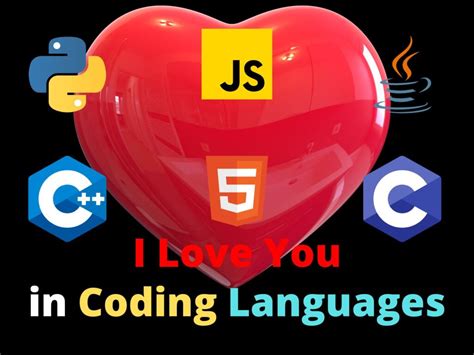 I Love You In Coding Languages CopyAssignment