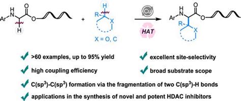 Cu Catalyzed Alkylation Of Glycine Derivatives For C Sp H C Sp H