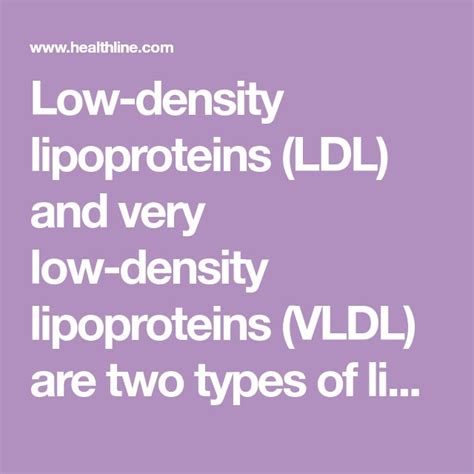 The Difference Between VLDL And LDL