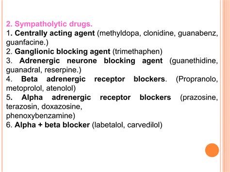 Classification Of Antihypertensive Drugs Hypertension Pptx