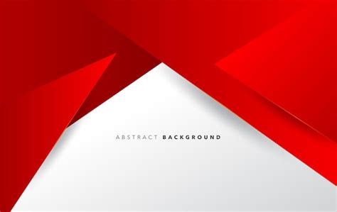 Premium Vector Red White Modern Abstract Background Design