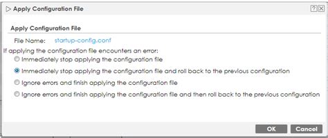 Zyxel Firewall Convert Tool Troubleshoot Configuration Upload
