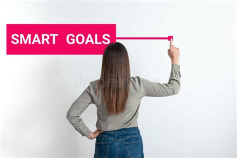 Conceptual Display Smart Goals Business Showcase Mnemonic Used As A