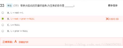 数据结构错题集整理 对于相同的关键字集 如果不同的初始序列 那么创建的二叉排序树也不相同 csdn博客