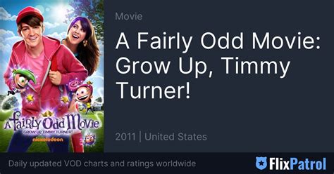 A Fairly Odd Movie Grow Up Timmy Turner • Flixpatrol