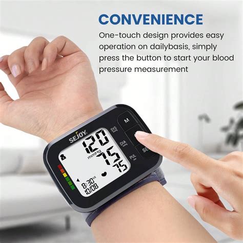 Sejoy Medical Wrist Blood Pressure Monitorhome Electronic Blood