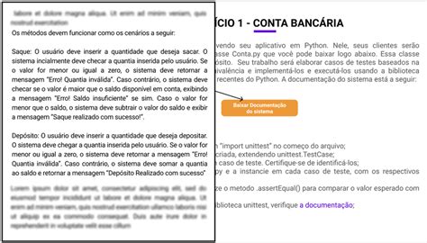 Exercise To Test A Simple Banking System To Be Implemented In Python Download Scientific