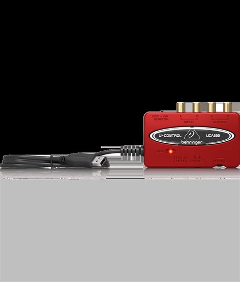 Interface Áudio Behringer Uca222 U Control Usb Óptico Rca Mg Som Bh