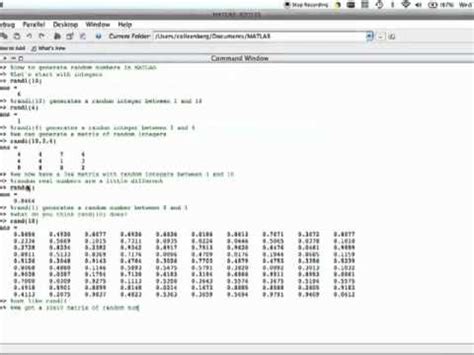 MATLAB Randi Rand YouTube