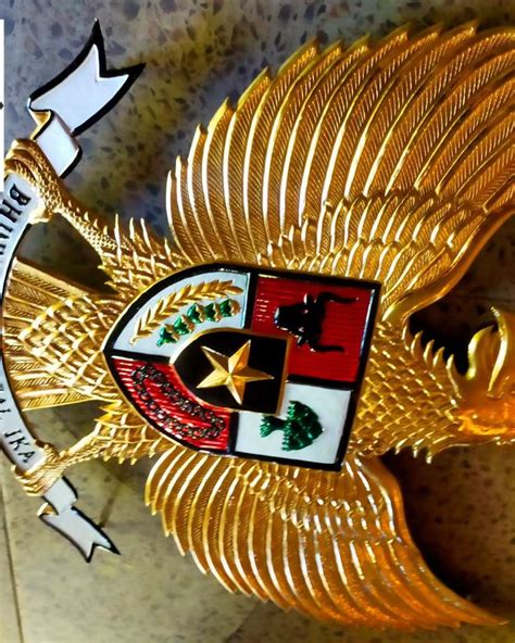 Nama Produk Lambang Garuda Pancasila Bahan Baku Kuningan Ukuran