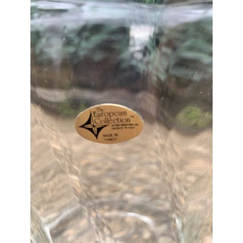 Vintage The European Collection Christal Glass Champagne Ice Bucket