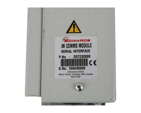 Boc Edwards Im Comms Module D37232000 Serial Interface
