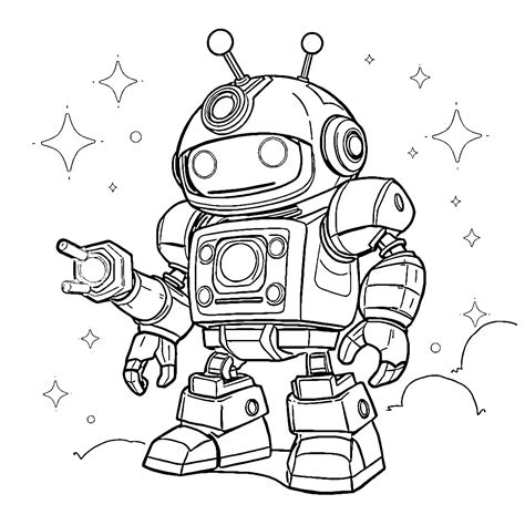 Best Astrobot Coloring Pages Free Printable Pdf