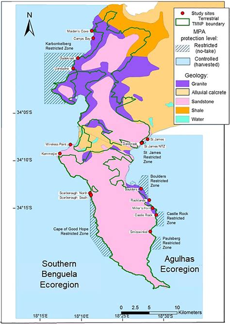 Frontiers Assessing The Effects Of No Take Zones In A Marine Protected Area Spanning Two