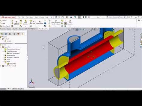 Solidworks CFD Simulation Introduction To CFD Simulation Heat Exchanger Internal Analysis