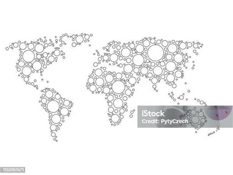 화이트 도트의 세계지도 모자이크 규모에 대한 스톡 벡터 아트 및 기타 이미지 규모 다양 세계지도 Istock