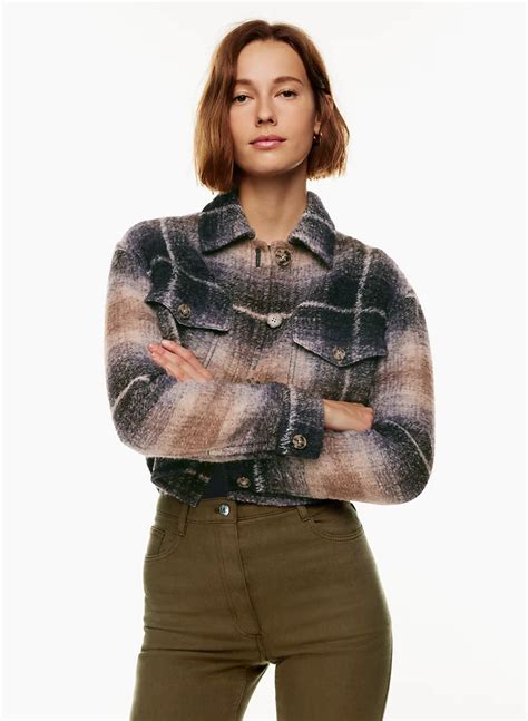 Wilfred Free The Ganna™ Cropped Shirt Jacket Aritzia Us