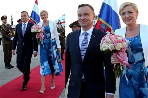Szczęśliwy Andrzej Duda na spotkaniu z chorwacką prezydent ZDJĘCIA PUDELEK