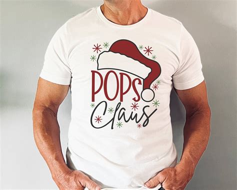 Christmas Svg Pops Claus Svg Pops Claus Png Santa Hat Santa Art Cut File Southern