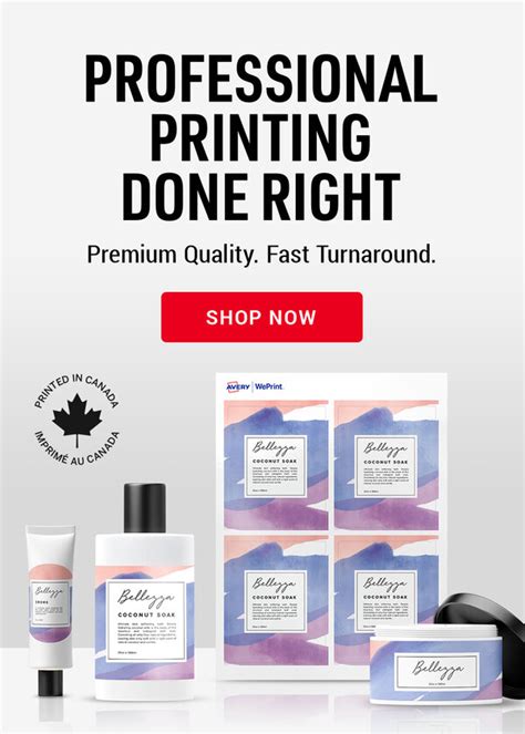 Buy Blank Custom Printed Labels Stickers Online Avery Ca