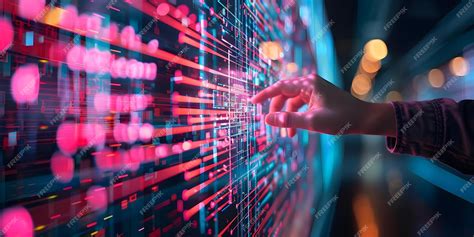 Premium Photo Enhancing Agile Transformation With Rapid Digital Data Flow In Global Cyber