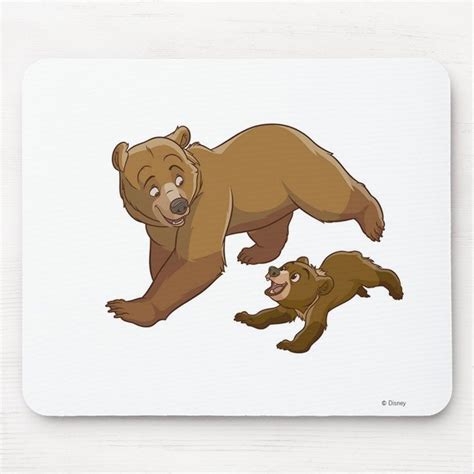 Brother Bear Kenai And Koda Running Disney Mouse Pad Zazzle Brother