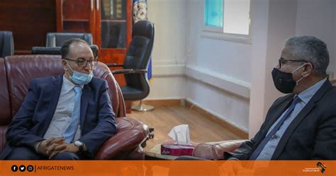 باشاغا يجري مباحثات مع السفير التونسي في ليبيا بوابة أفريقيا الإخبارية