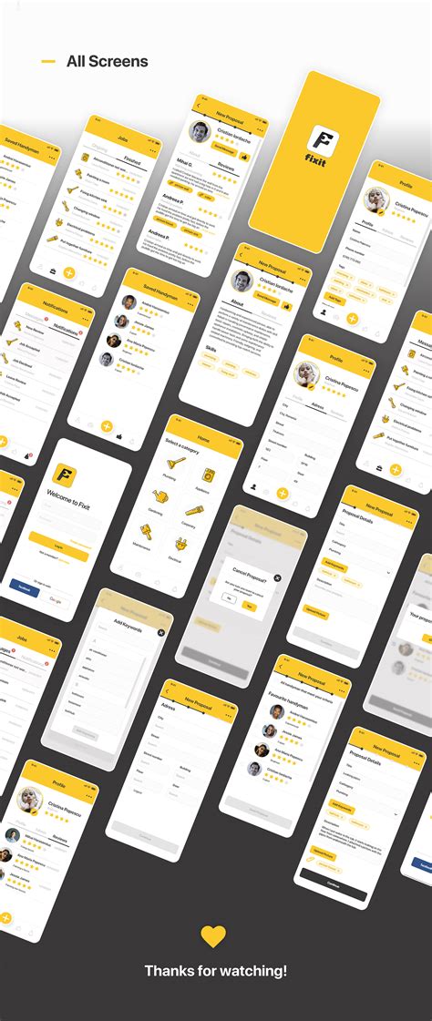 Fixit Handyman App UX UI On Behance Fixit Handyman App UX UI On Behance