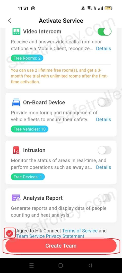 How To Create Hik Connect Team And Use The Cloud Service SafeTrolley